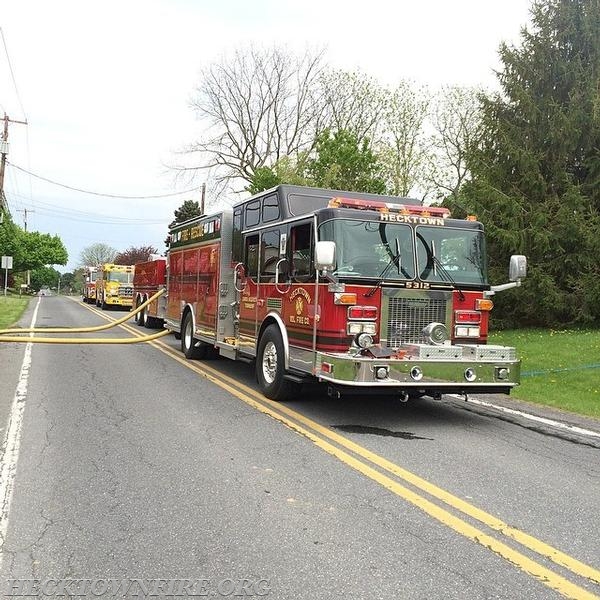 Shed Fire on Steuben Road - Hecktown Volunteer Fire Company