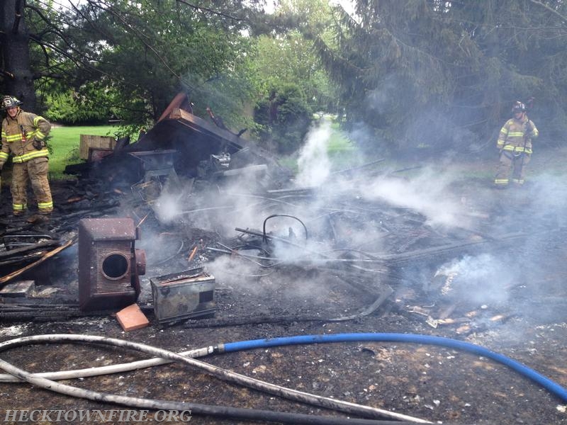 Shed Fire on Steuben Road - Hecktown Volunteer Fire Company